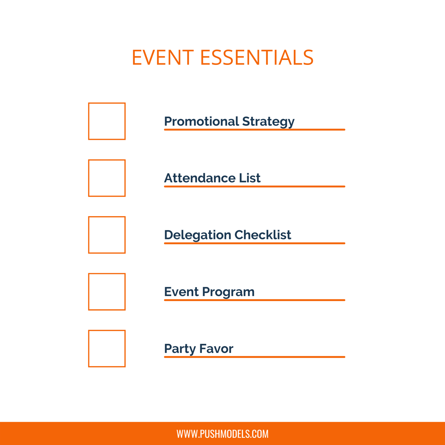 The Ultimate Event Planning Checklist - PushAgency